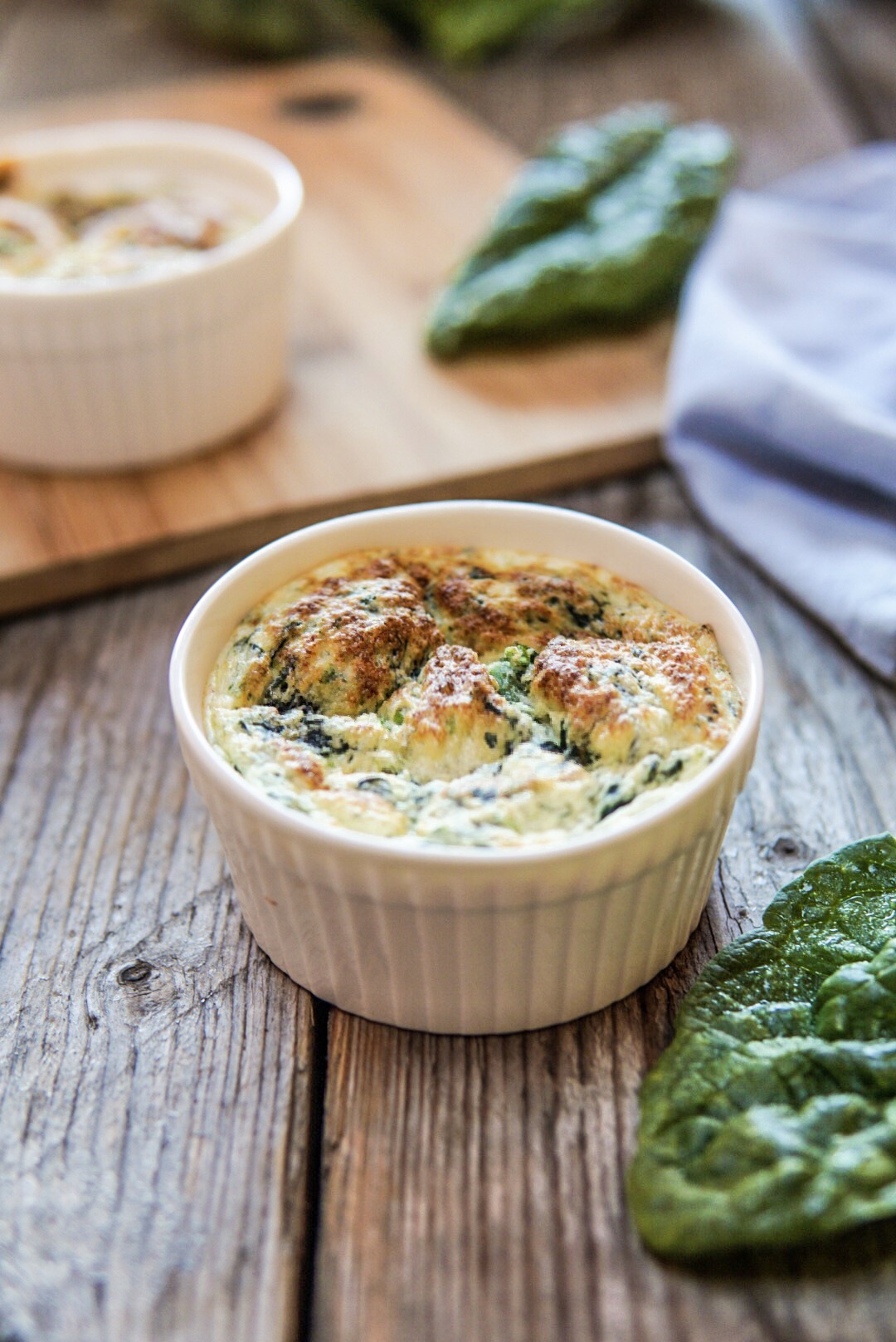 Flan di spinaci light - Basilico Secco
